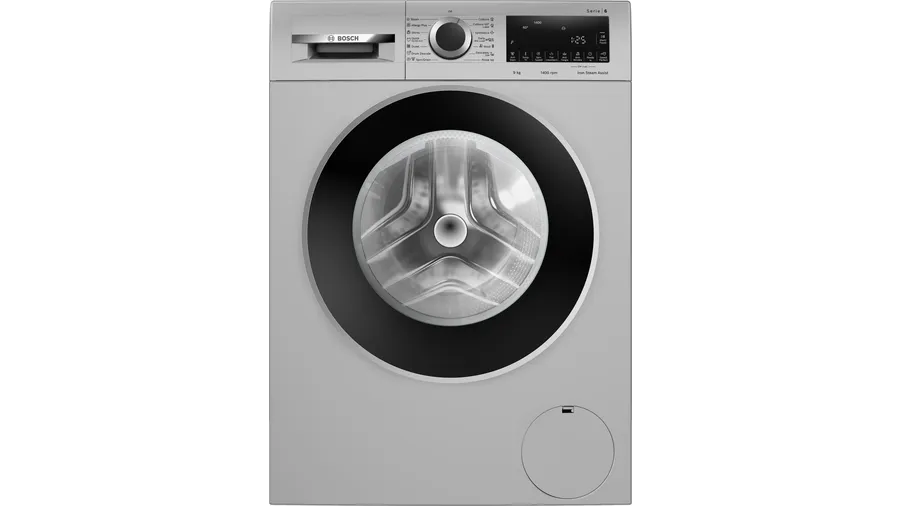Bosch Series 6 washing machine, front loader 9 kg 1400 rpm WGA244ZSIN ...