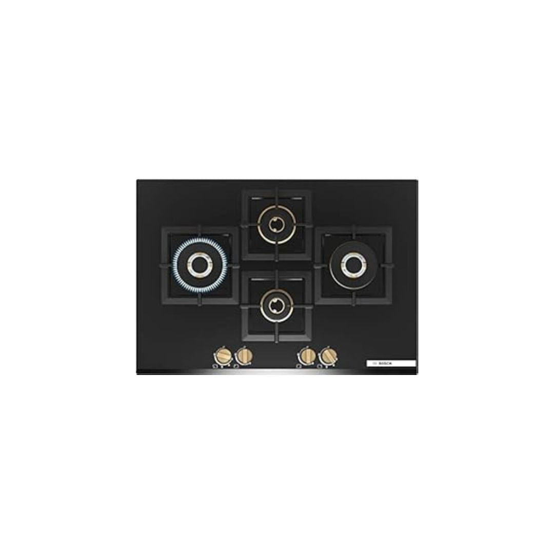 Bosch Series 6 Gas hob 75 cm Tempered glass, Black PNI7B6G20I — General ...