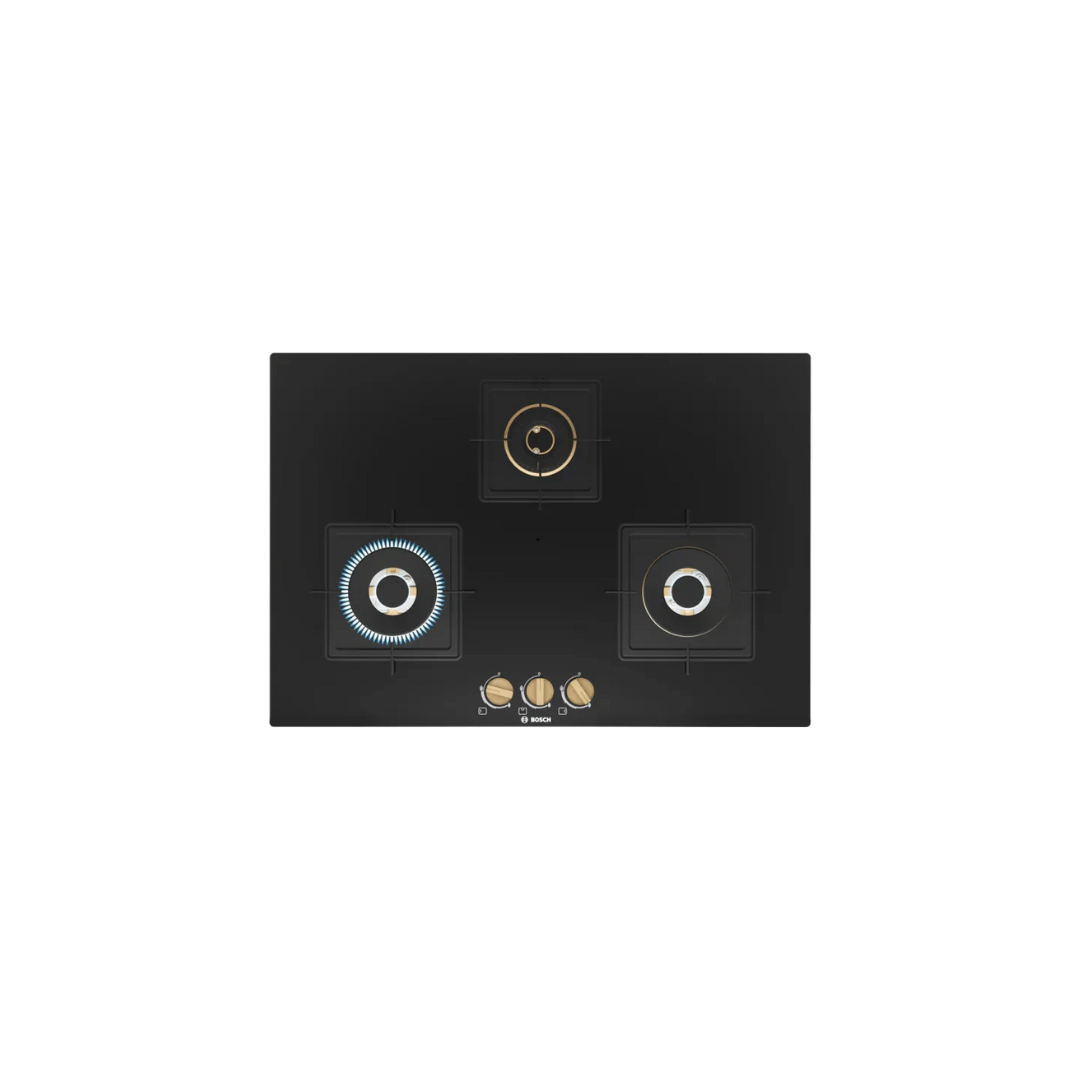 Bosch Series 6 Gas hob 75 cm Tempered glass, Black PND7B6F20I — General ...