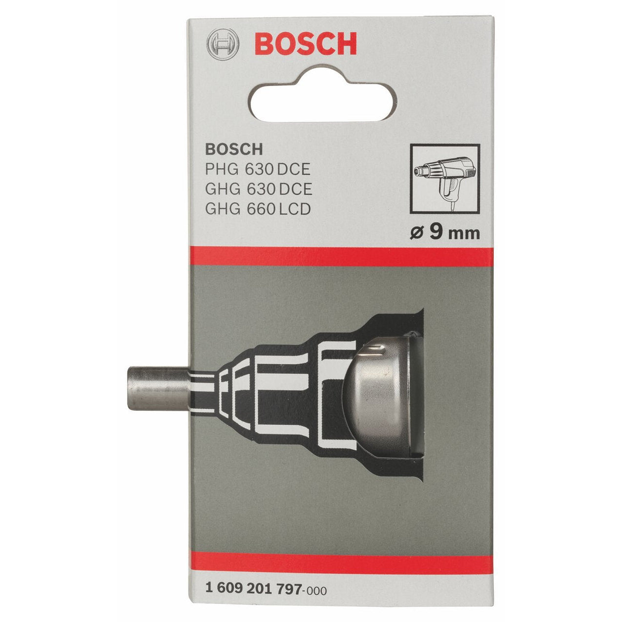 Bosch 9mm Reducing Nozzle For Heat Gun 1609201797 — General Pumps