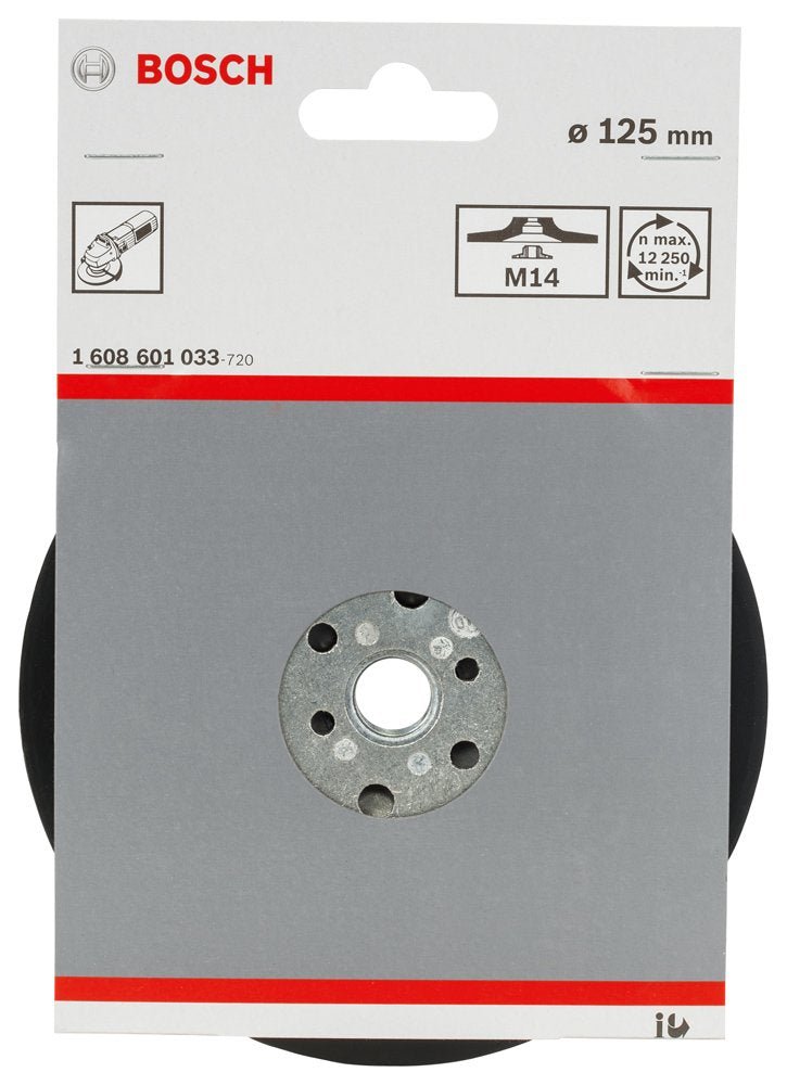 Bosch AG5 Rubber 125mm 5-Inch Rubber Backing Pad for AG5 1608601033 ...