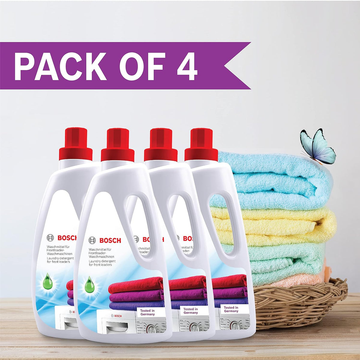 Bosch Front Load Washing Machine Detergent 1L(Pack of 4) — General Pumps