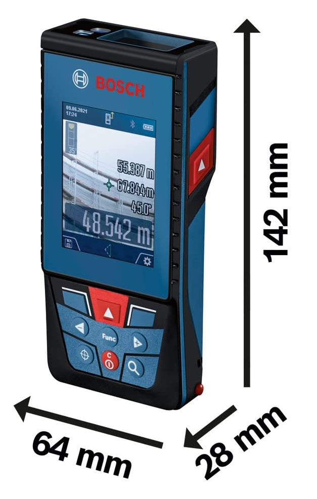 Bosch GLM 100-25 C 100 Meter Laser Distance Meter with Inbuilt Camera ...