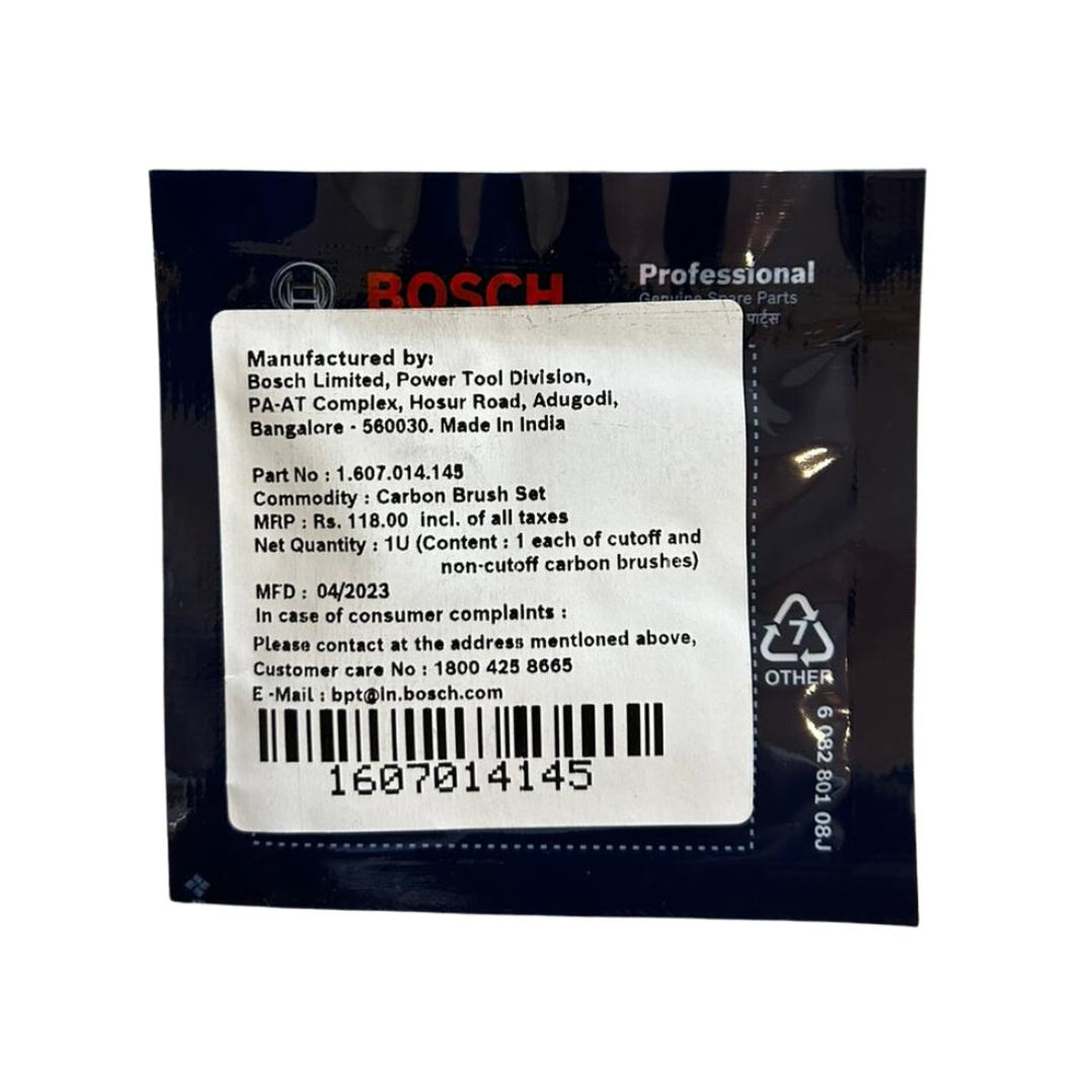 Bosch GWS 600 Carbon Brush Set of 3 Packets 1607014145 — General Pumps