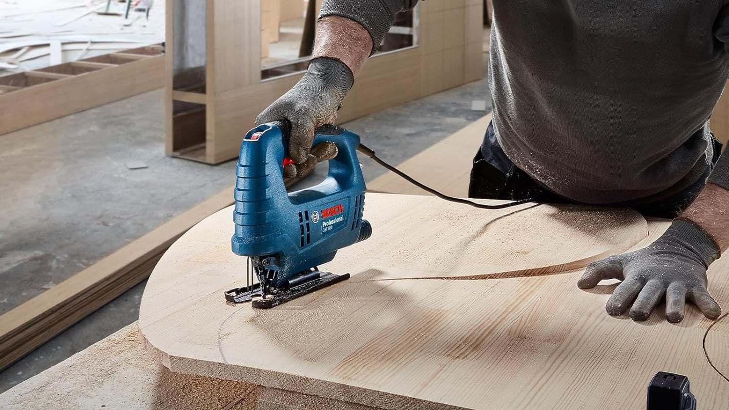 Bosch Professional Gst 680 Corded Electric Jigsaw Machine for Woodwork ...