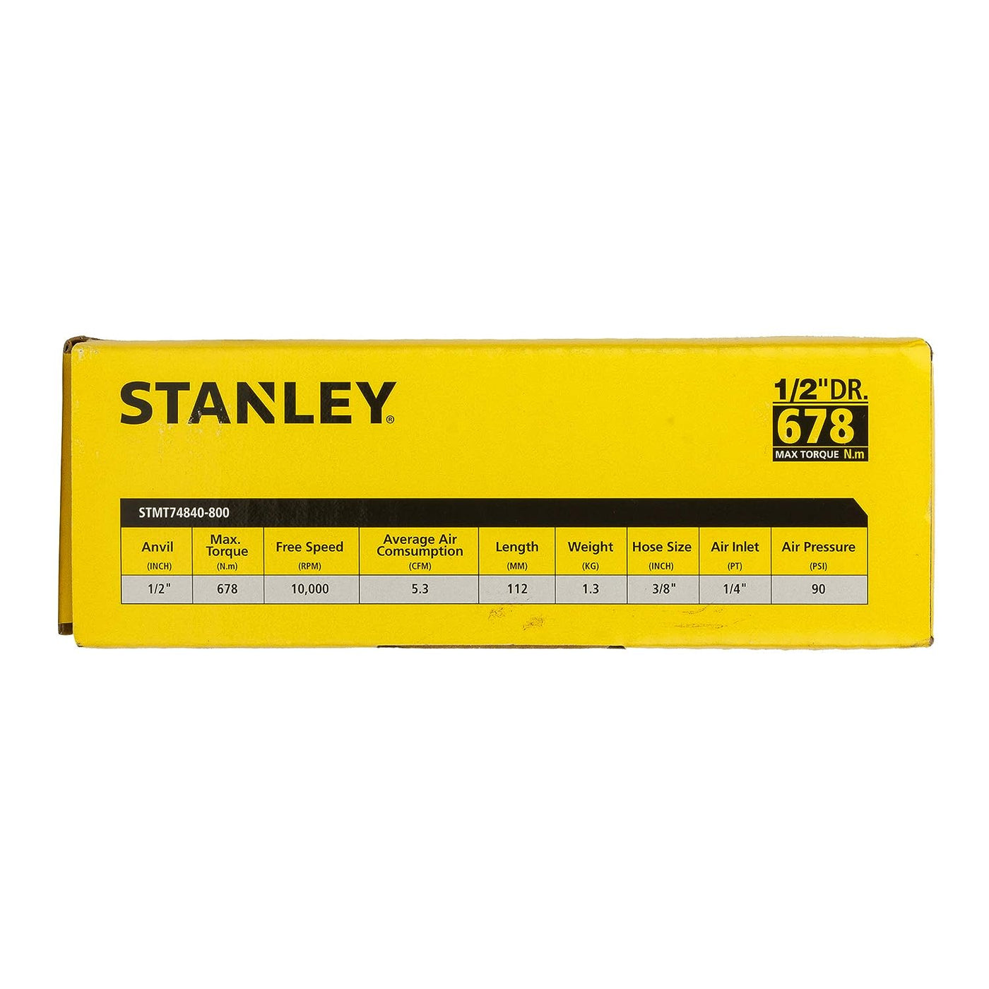 Stanley 1/2 Inch Dr Pneumatic Air Impact Wrench Pistol — General Pumps