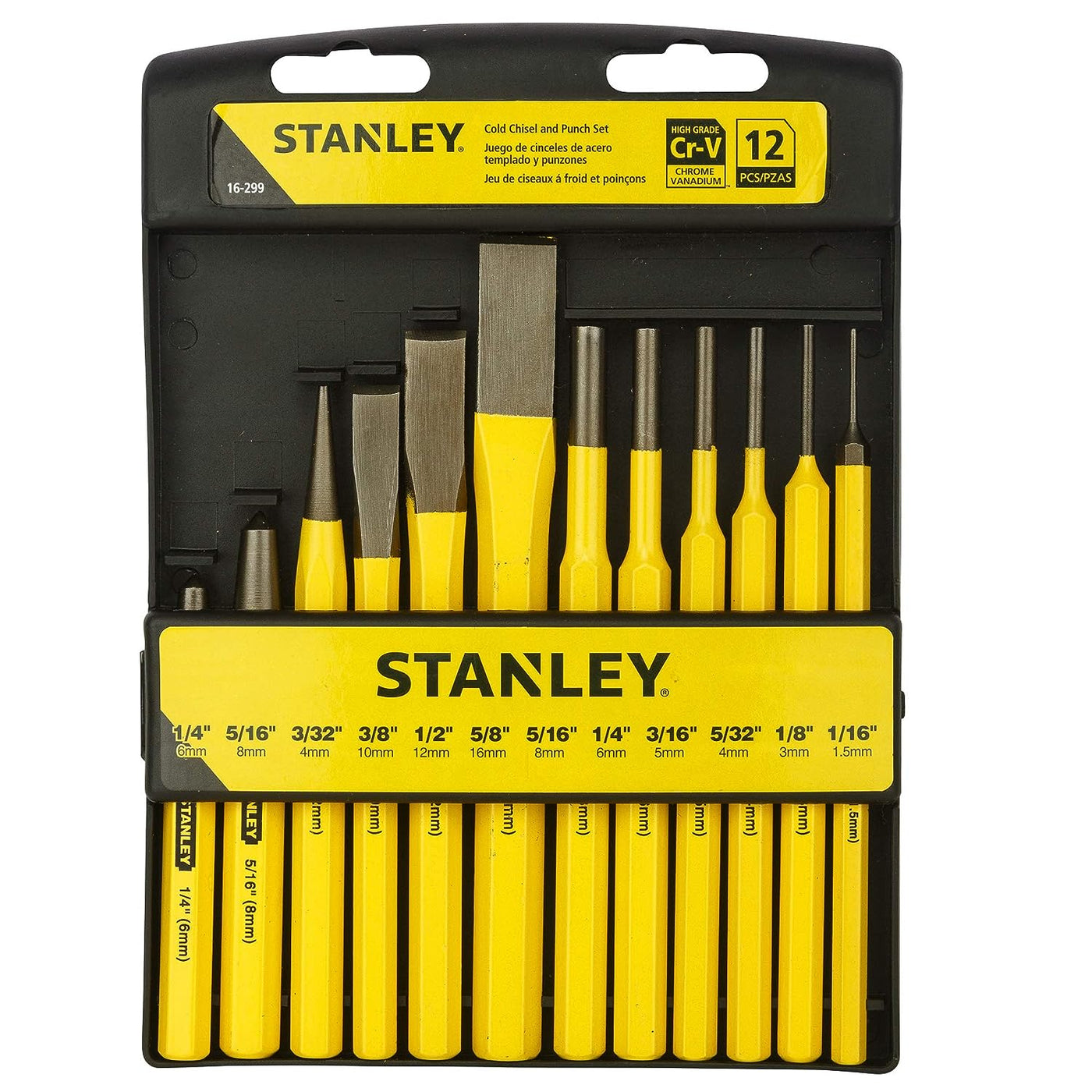 Stanley 12PCS Cold Chisel & Punch Set — General Pumps